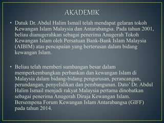 Tokoh ilmuan ekonomi islam | PPTX