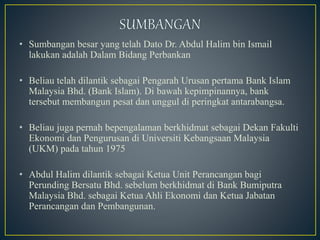 Tokoh ilmuan ekonomi islam | PPTX