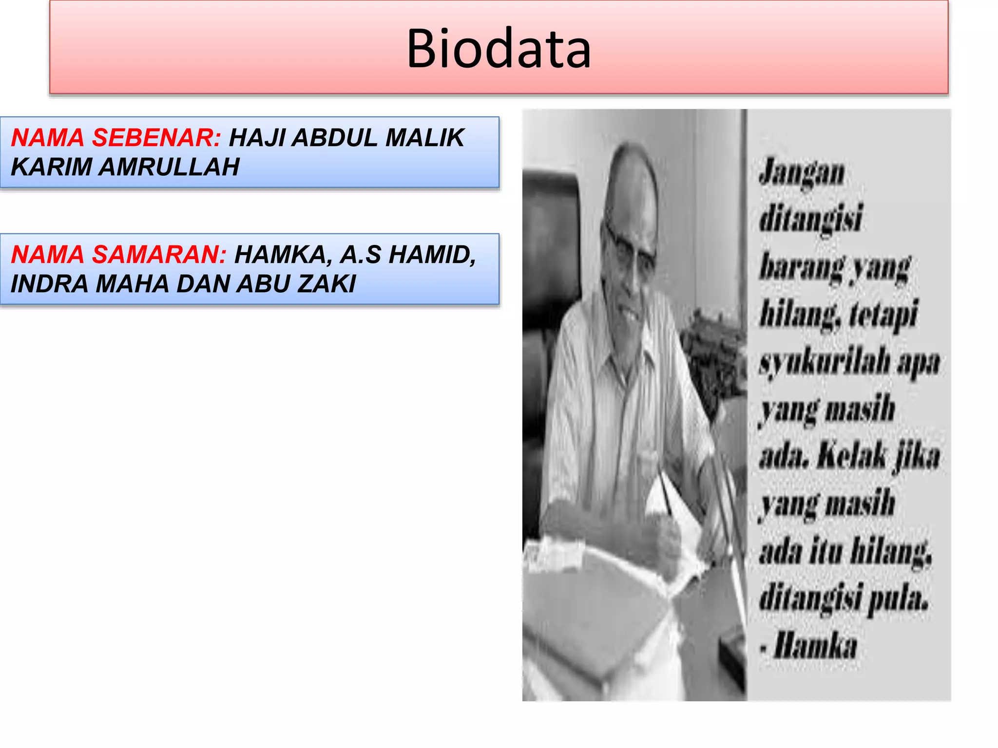 Tokoh pendidikan timur hamka | PPTX