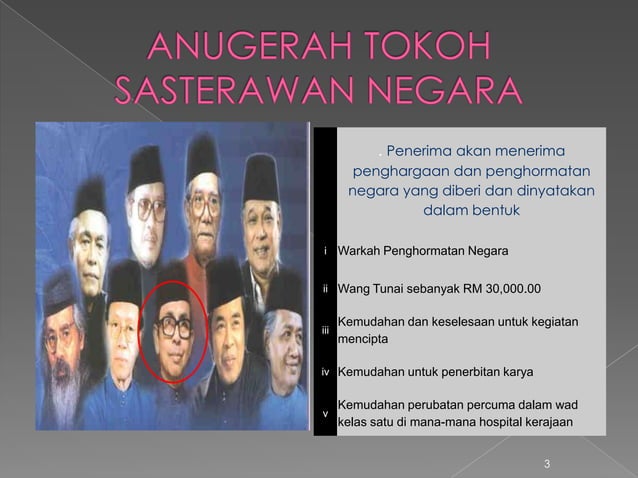 Tokoh sasterawan | PPTX