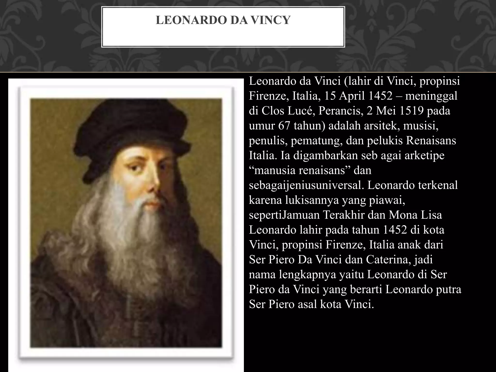 Tokoh seni rupa luar negeri | PPT