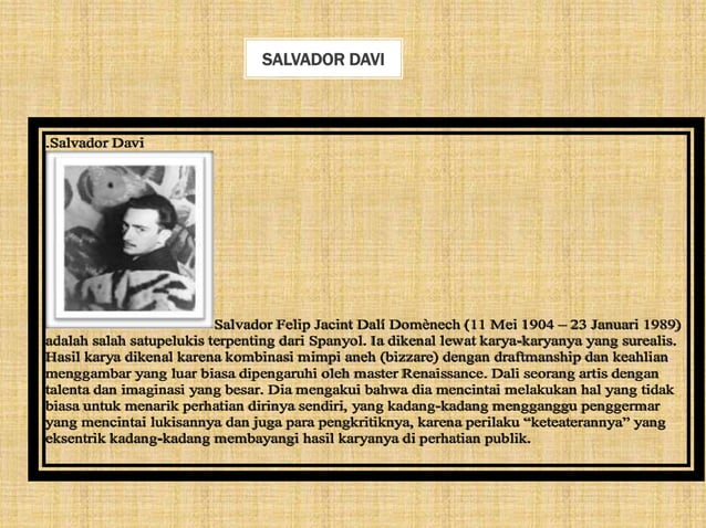 Tokoh seni rupa luar negeri | PPT