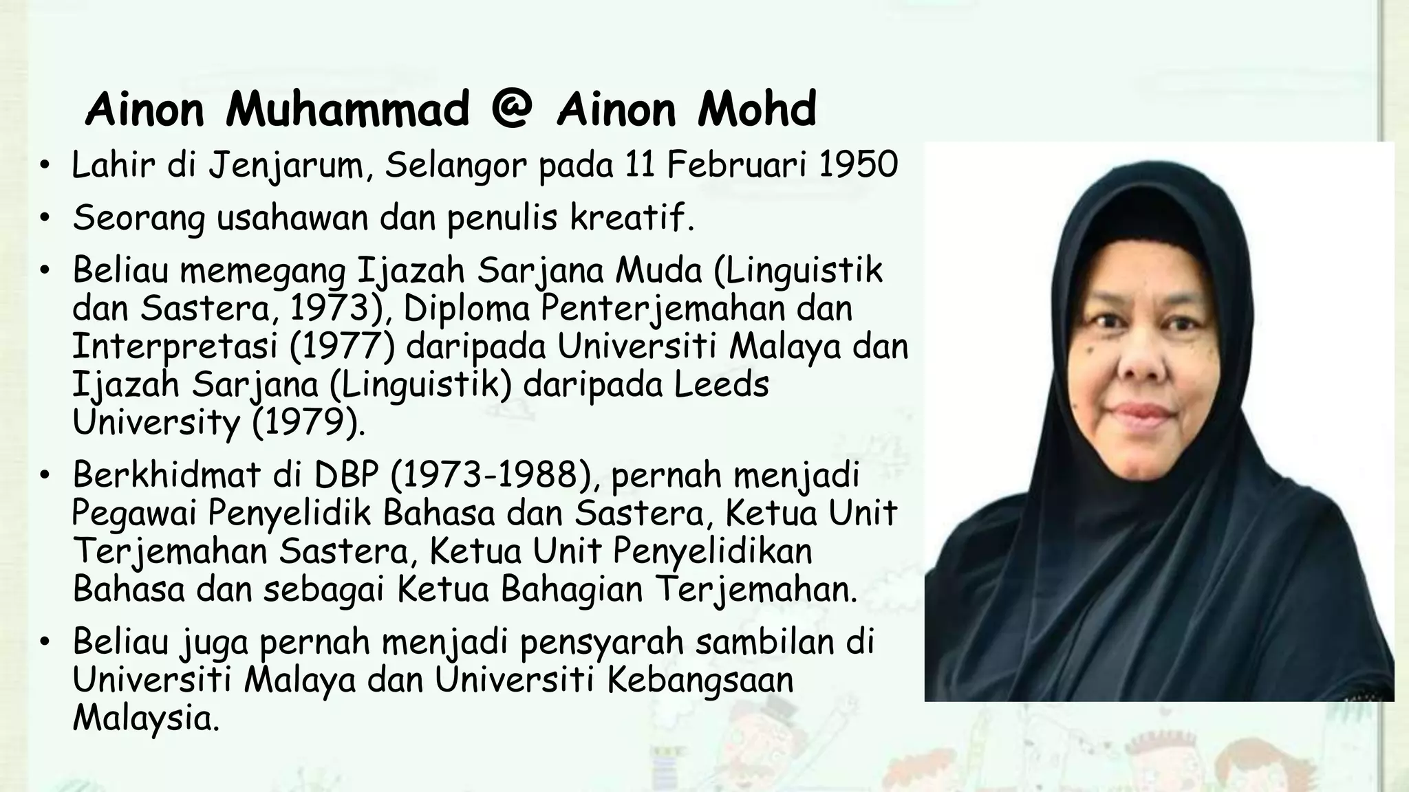 Tokoh Dalam Bidang Terjemahan | PPTX