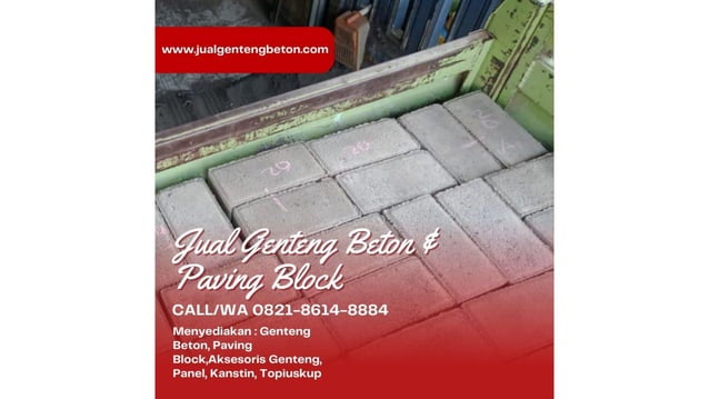 Toko paving block 6 cm Malang | PDF