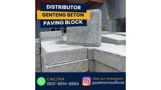 Toko paving block model bata Terdekat di Kedungkandang | PDF