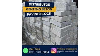 Toko paving block model bata Terdekat di Kedungkandang | PDF