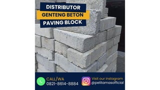Toko paving block model bata Terdekat di Kedungkandang | PDF