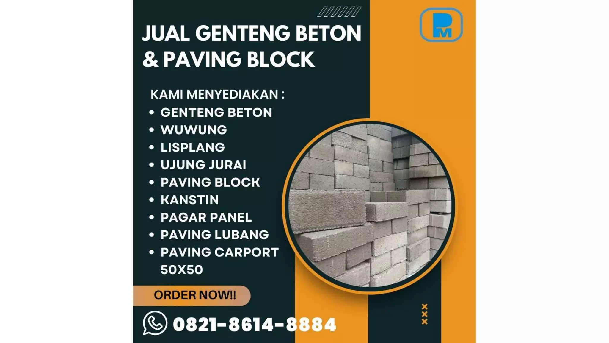 Toko paving block warna hitam Malang | PPT