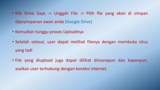 Tokopedia & Google Drive | PPT
