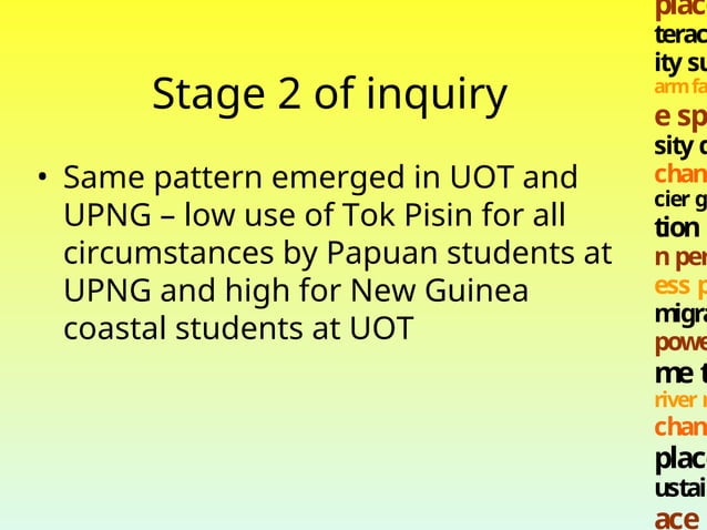 Tok Pisin: An educational and language planning dilemma in Papua New ...