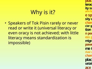 Tok Pisin: An educational and language planning dilemma in Papua New ...