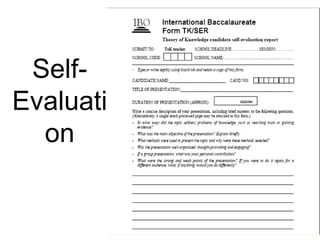 Tok Presentation Guide | PDF