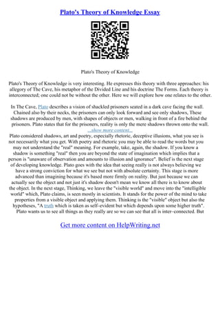 Tok Sample Essay | PDF