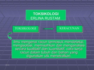 Toksikologi er-2010f | PPT