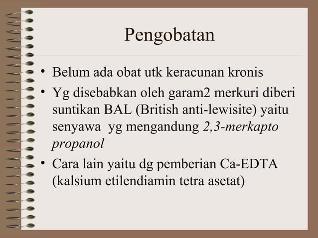 Toksi merkuri (hg) | PPT