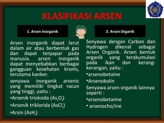 TOKSISITAS ARSEN (FARMASI_UMS 2011) | PPT