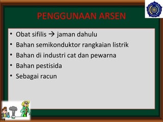 TOKSISITAS ARSEN (FARMASI_UMS 2011) | PPT