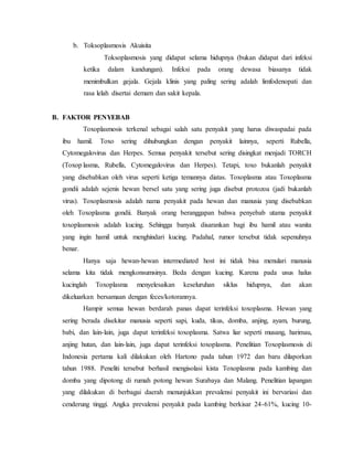 Toksoplasmosis | DOCX