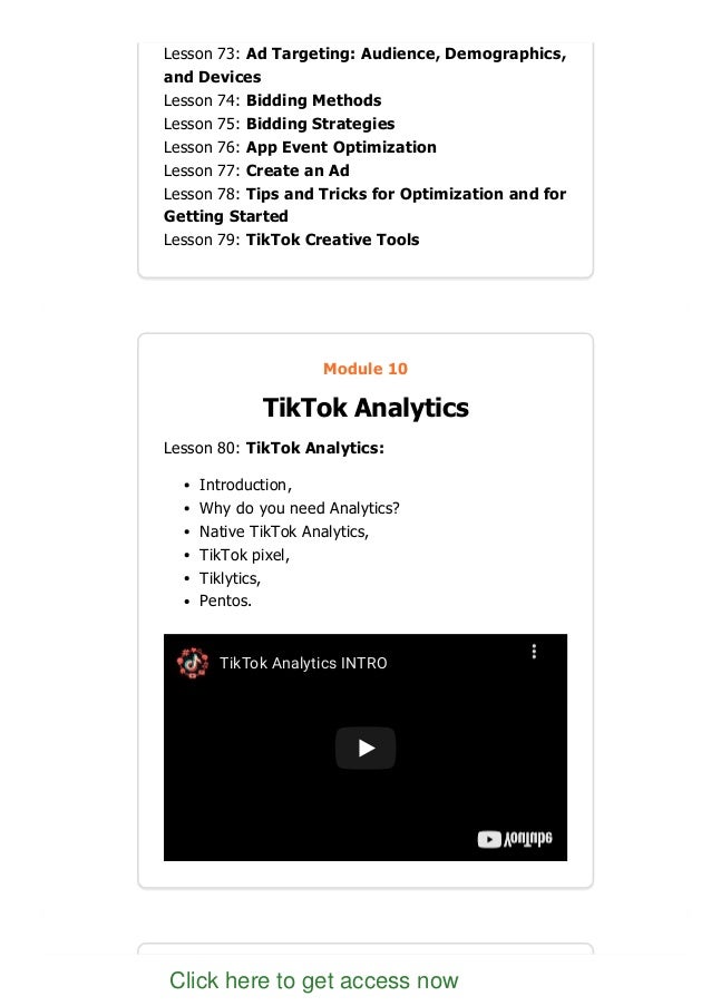 Learn to monetize Tik Tok | PDF