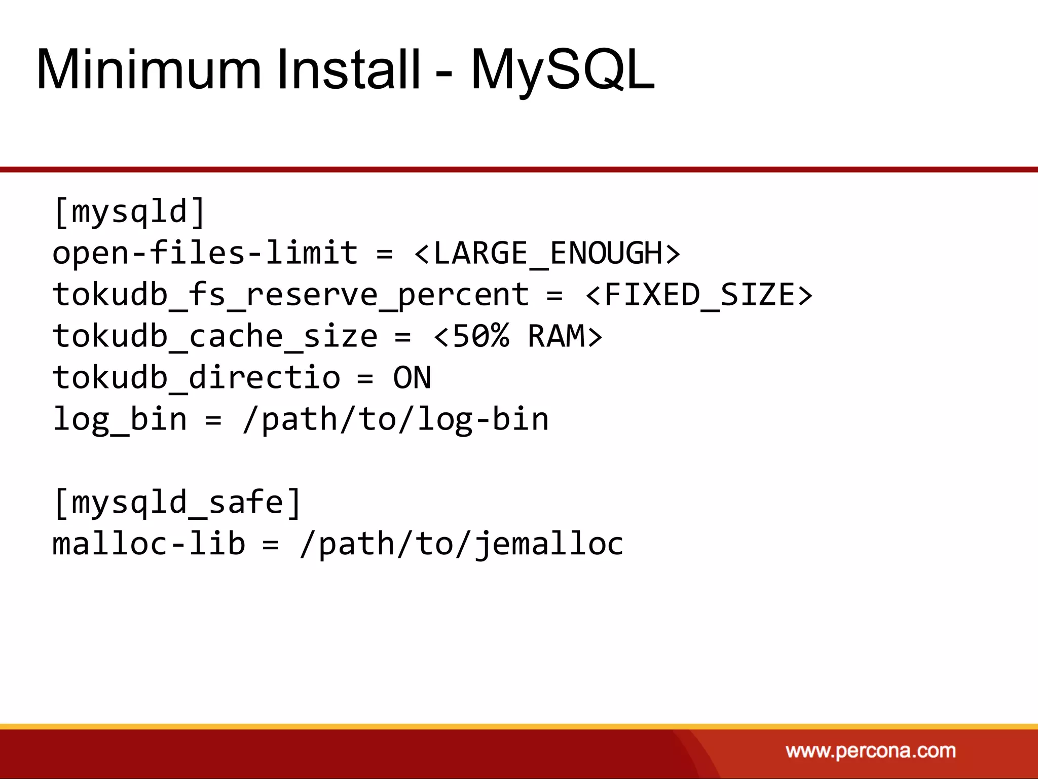 TokuDB - What You Need to Know | PPT
