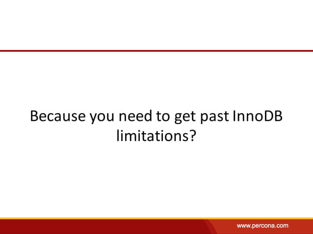 TokuDB - What You Need to Know | PPT