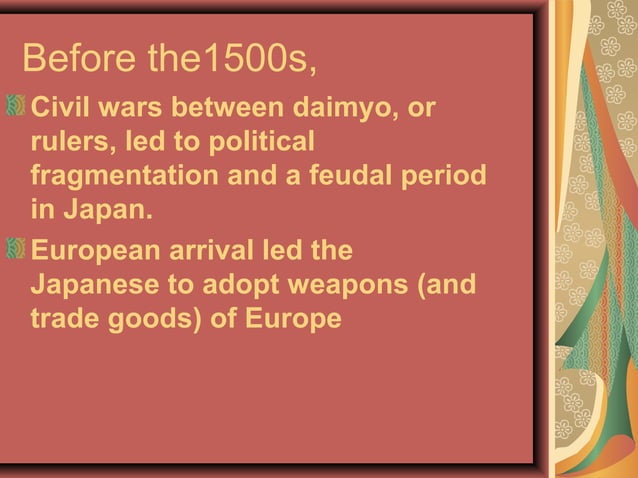 Tokugawa Japan - Brief Look | PPT