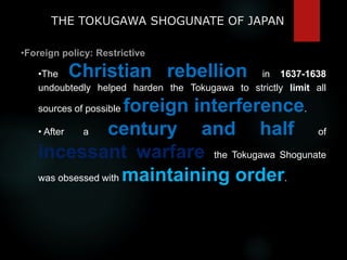 Tokugawa japan ppt[1] | PPTX