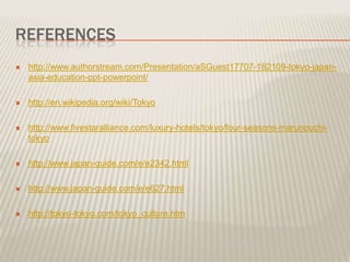 Tokyo | PPTX | Travel Locations | Travel