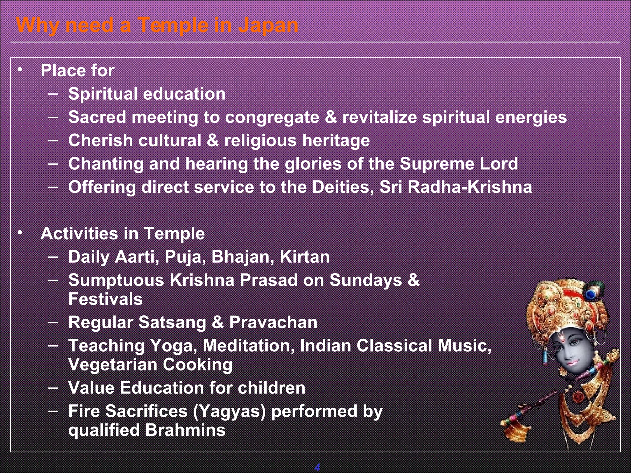 Tokyo Temple Presentation -ISKCON | PPT