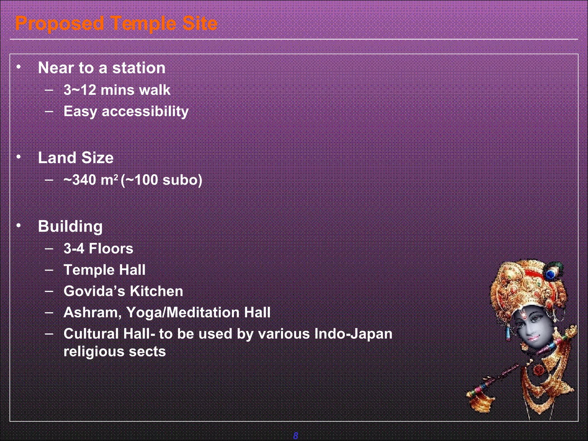 Tokyo Temple Presentation -ISKCON | PPT