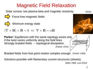 Topology Conserving Magnetic Field Evolution | PDF
