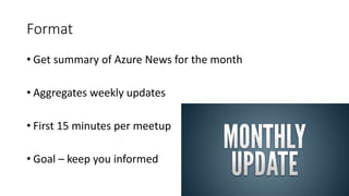 Tokyo Azure Meetup #6 - Azure Monthly Update - June | PPTX