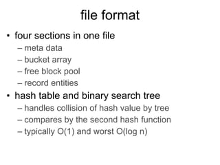 Tokyocabinet | PPT | Databases | Computer Software and Applications