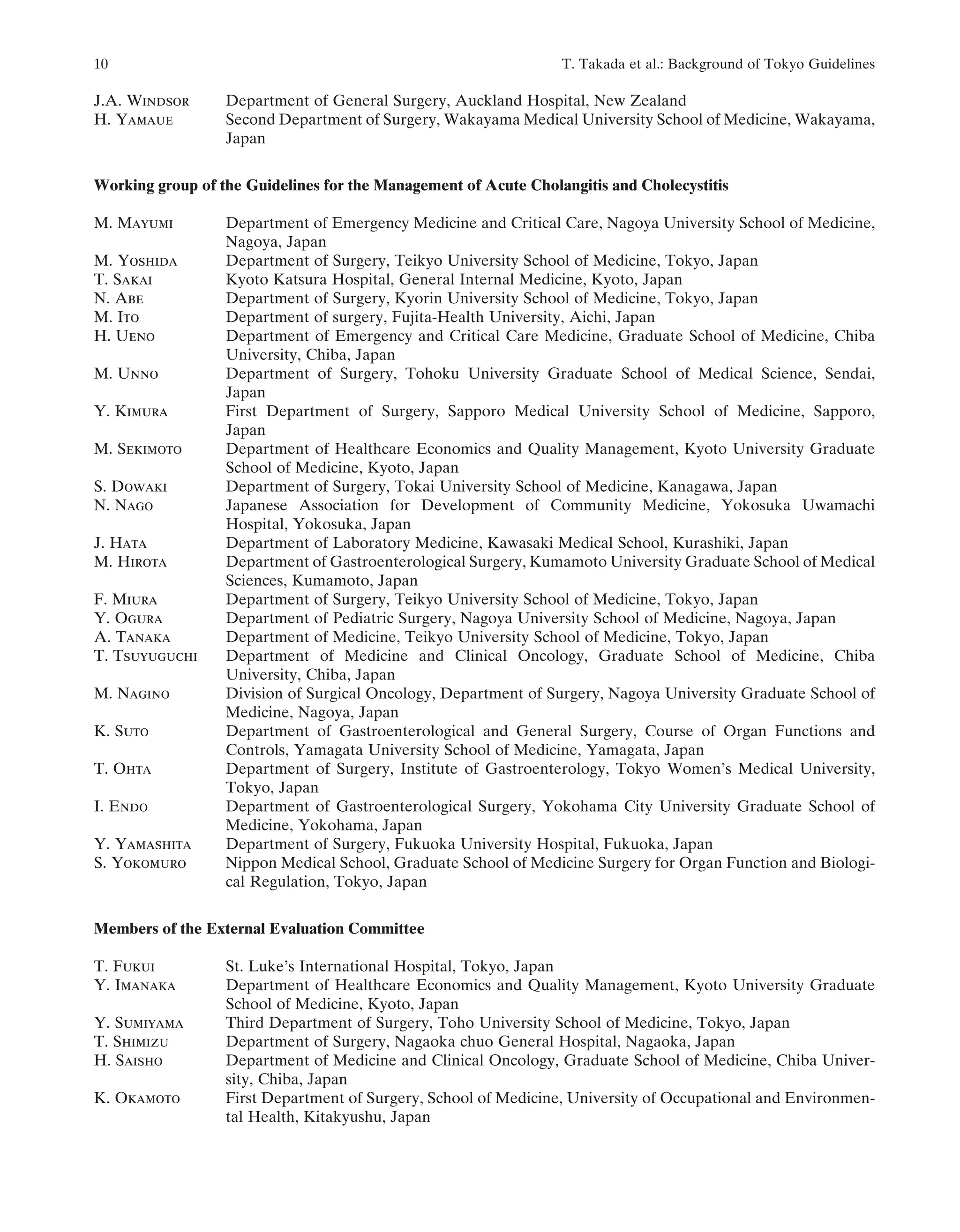 Tokyo guidelines for cholangitis and cholecystitis | PDF