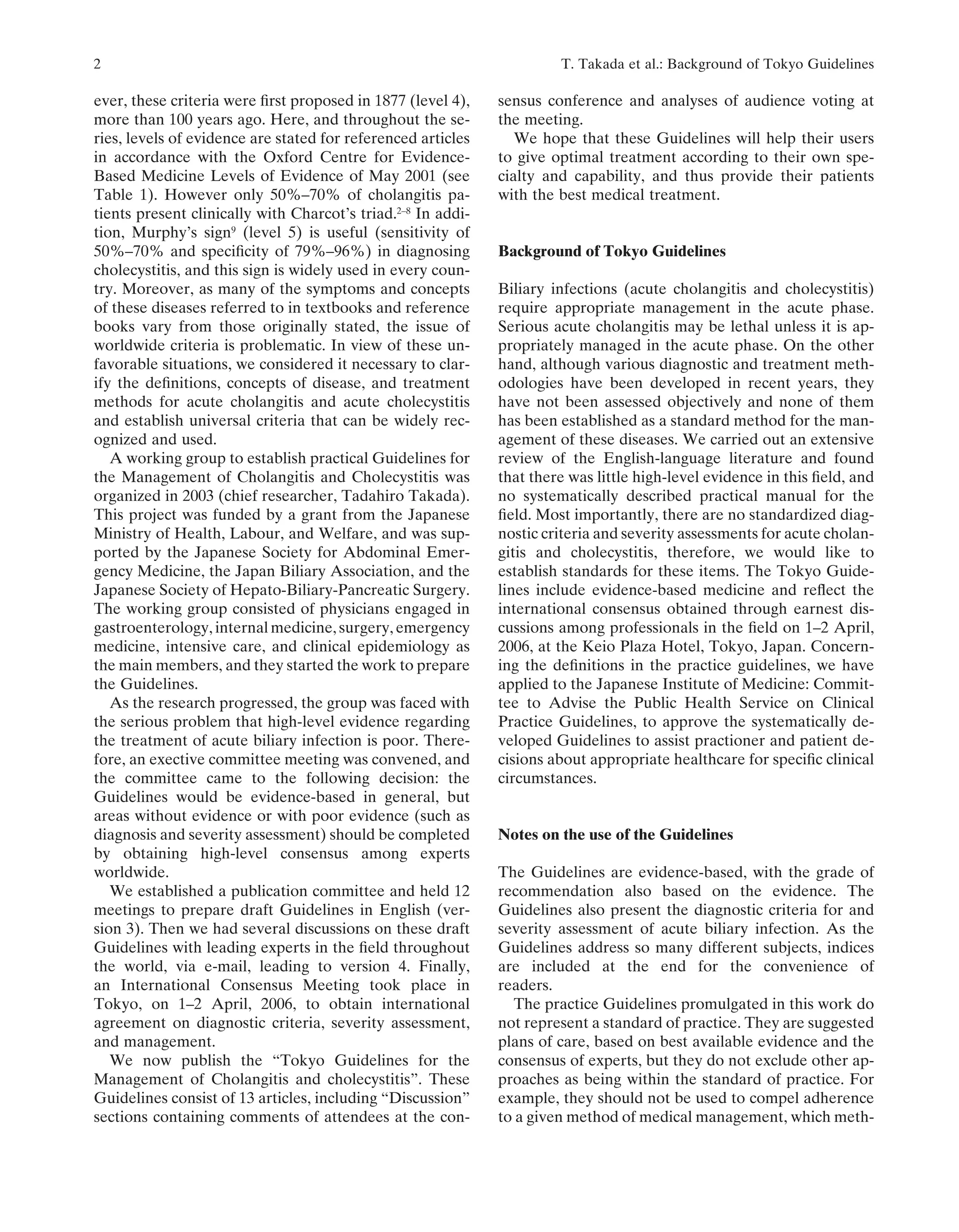 Tokyo guidelines for cholangitis and cholecystitis | PDF | Surgery ...