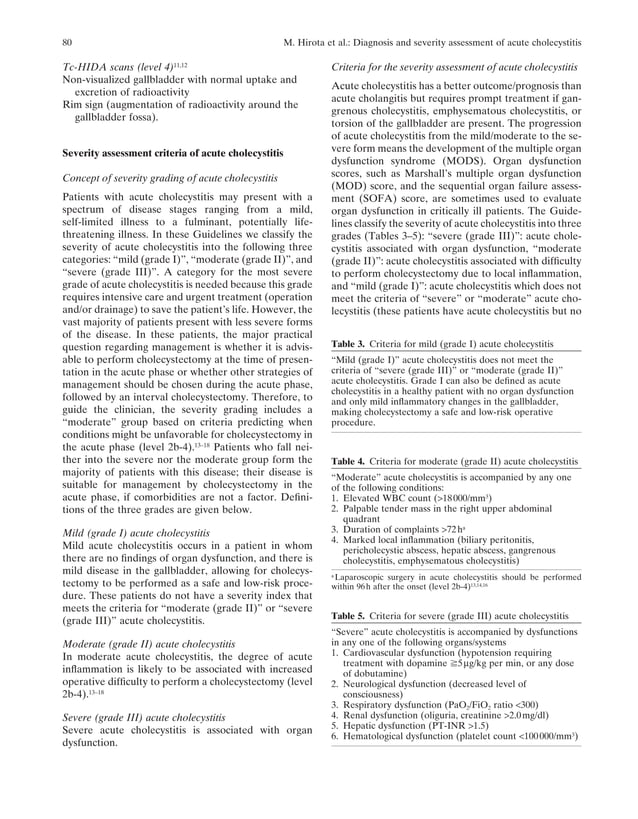 Tokyo guidelines for cholangitis and cholecystitis | PDF | Surgery ...