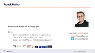Meetup - YugabyteDB - Introduction and key features | PPT