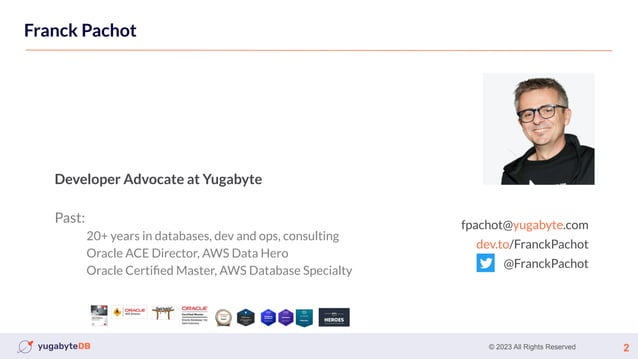 Meetup Yugabytedb Introduction And Key Features Ppt