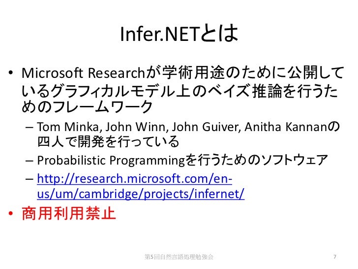 Infer.NETを使ってLDAを実装してみた