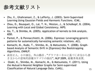 Tokyo nlp #8 label propagation | PPT