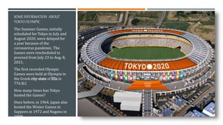 Tokyo Olympics 2020..................pptx