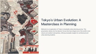 Tokyo City Urban Planning Case Study Architecture | PDF