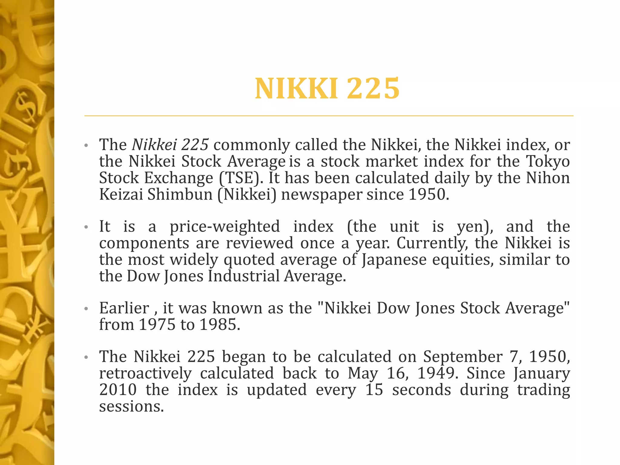 Tokyo stock exchange(nikki) | PPTX
