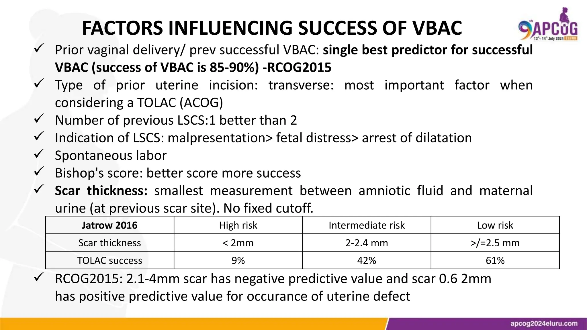 Trail of labour after cesearean section. | PPTX
