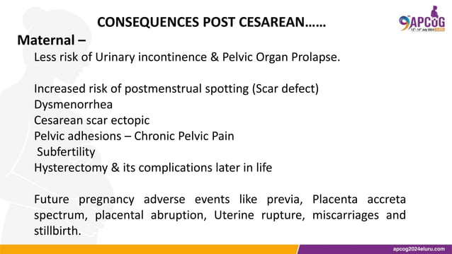 Trail of labour after cesearean section. | PPTX | Pregnancy ...