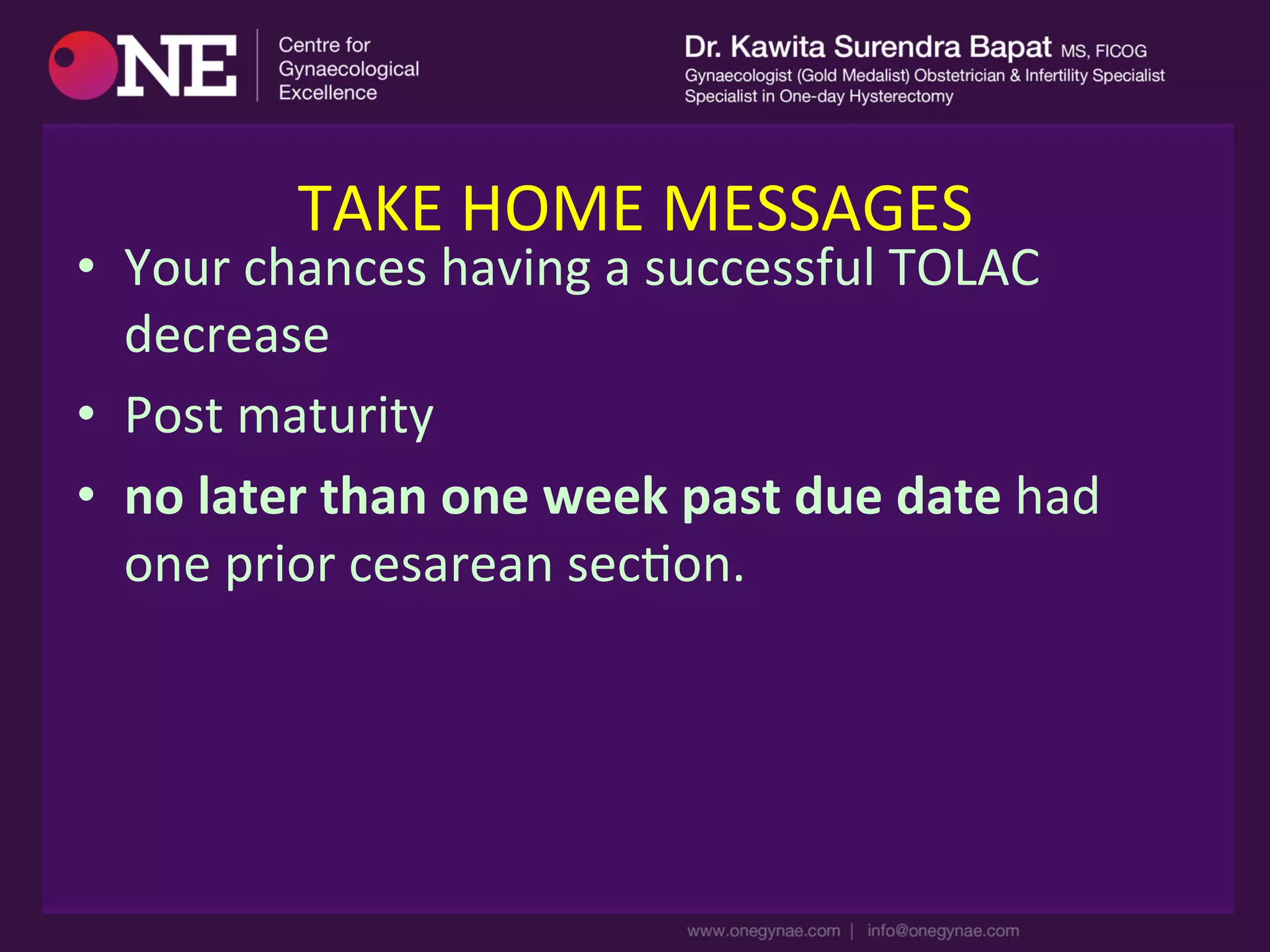 Tolac trial of labour after section | PDF