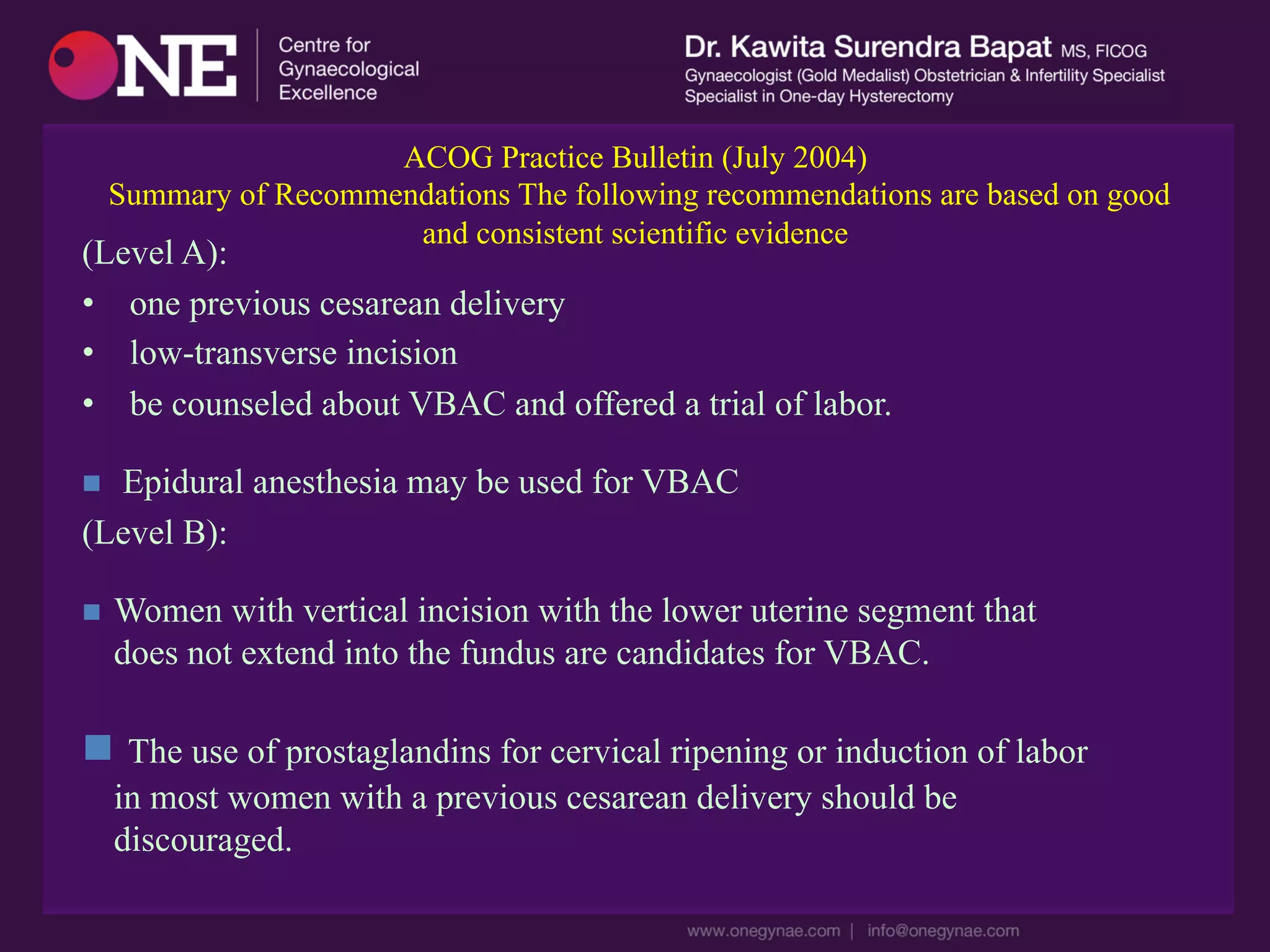 Tolac trial of labour after section | PDF