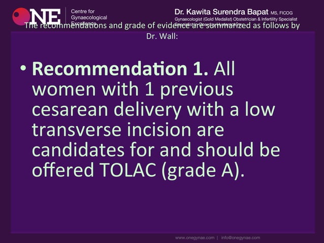 Tolac trial of labour after section | PDF | Pregnancy | Reproductive Health