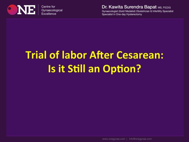 Tolac trial of labour after section | PDF | Pregnancy | Reproductive Health