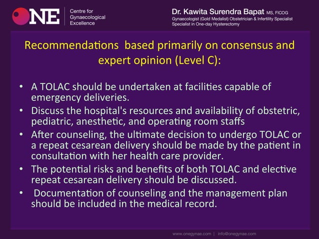 Tolac trial of labour after section | PDF | Pregnancy | Reproductive Health